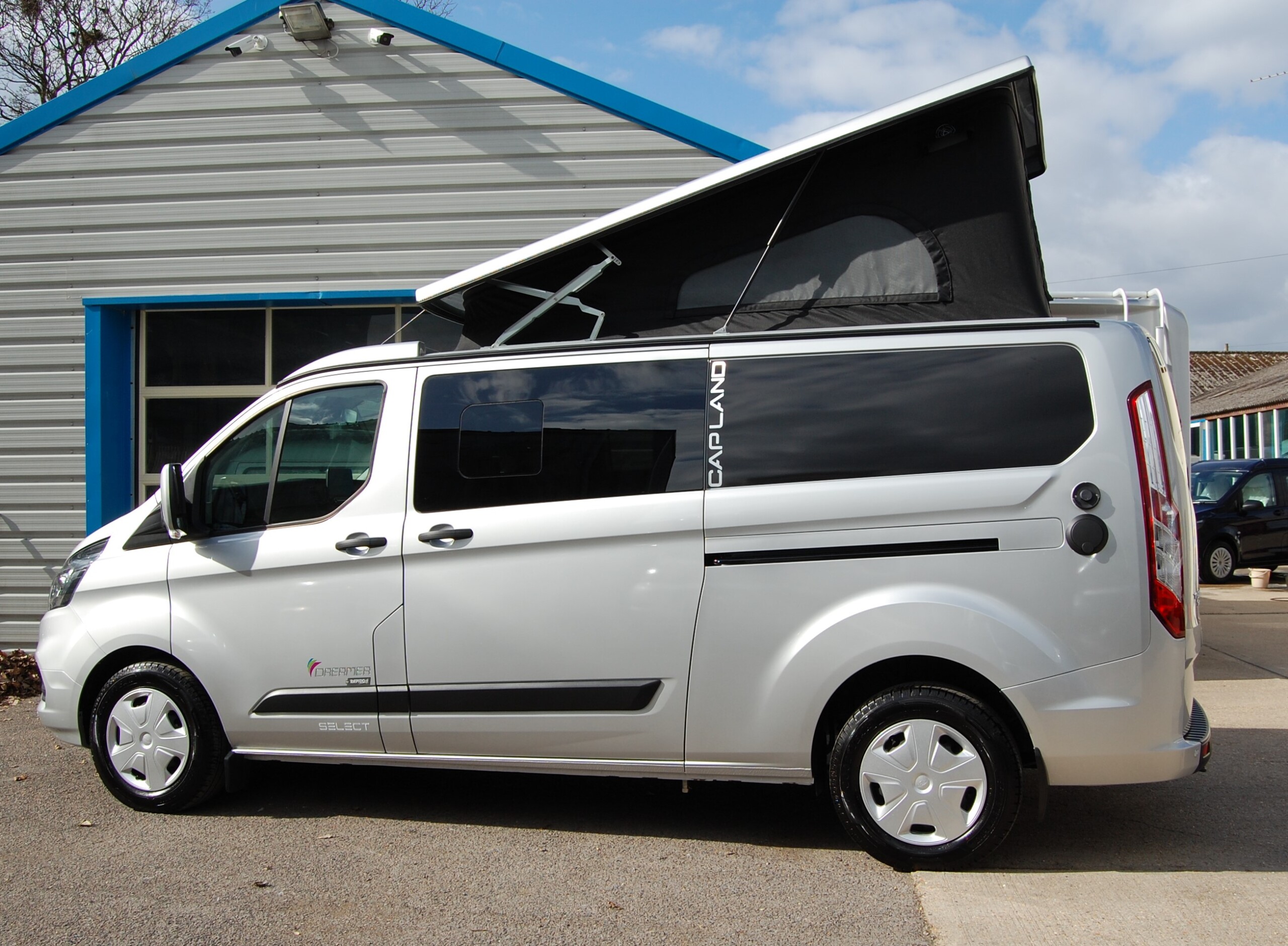 NEW 2021 Ford Dreamer Cap Land Select Campervan by Rapido Lunar Grey ...