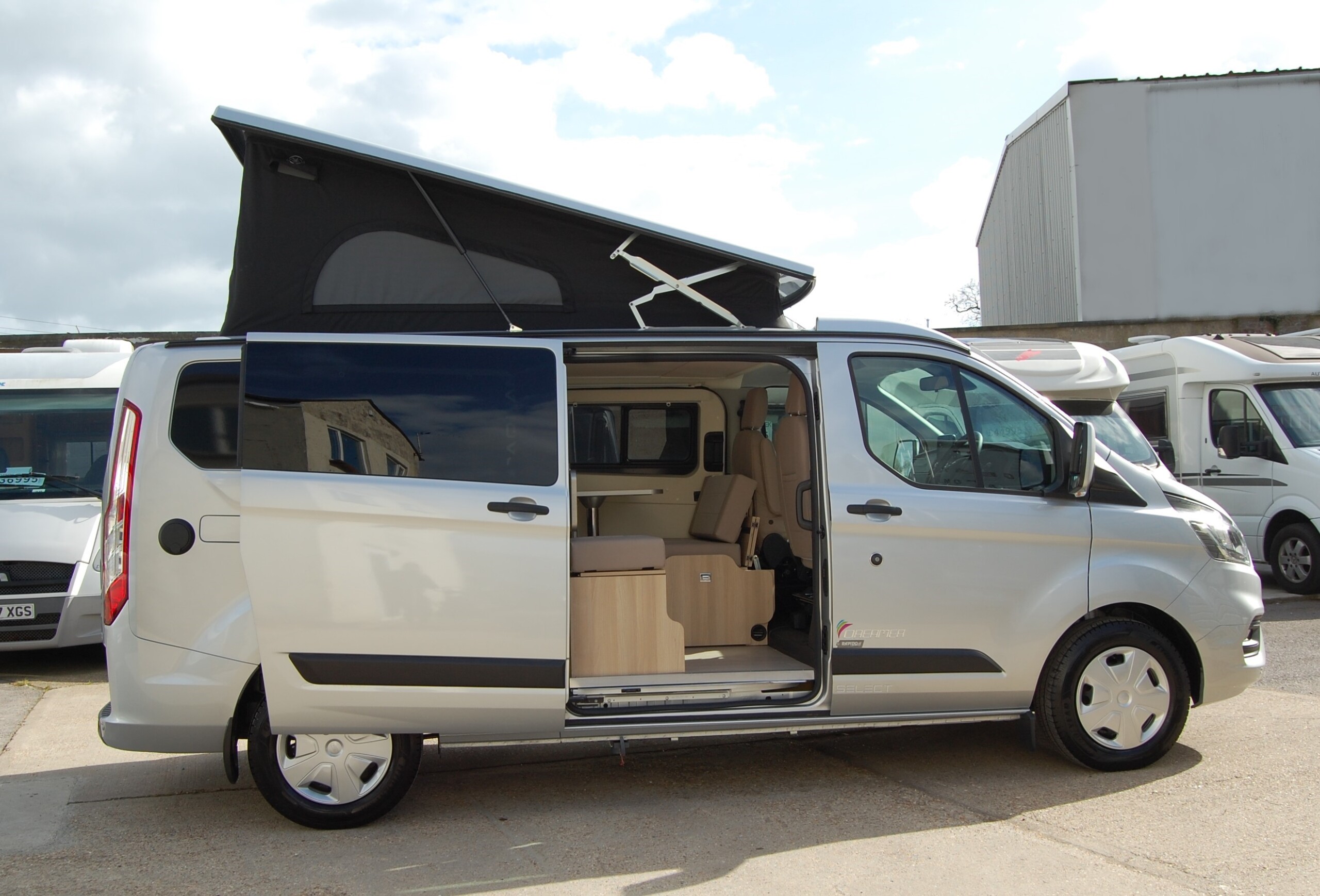NEW 2021 Ford Dreamer Cap Land Select Campervan by Rapido Lunar Grey ...