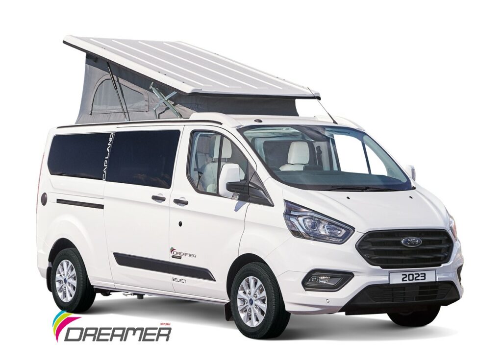 NEW 2023 Ford Dreamer Cap Land Select Campervan by Rapido. Azur Blue ...