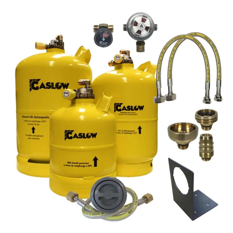 GasLow LPG refillable twin bottle gas system - Harbour Creek Motorhomes ...